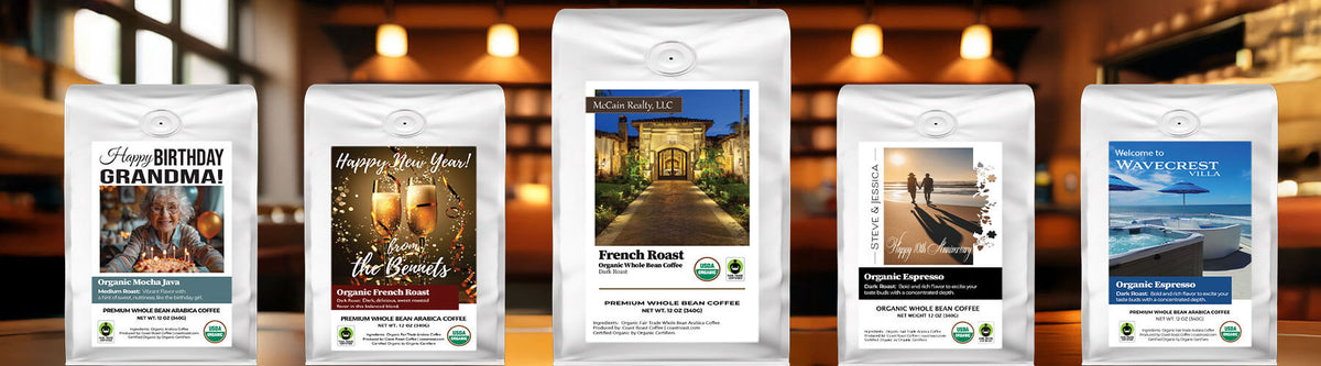 Coast Roast Organic Coffee Beans USDA Fair Trade